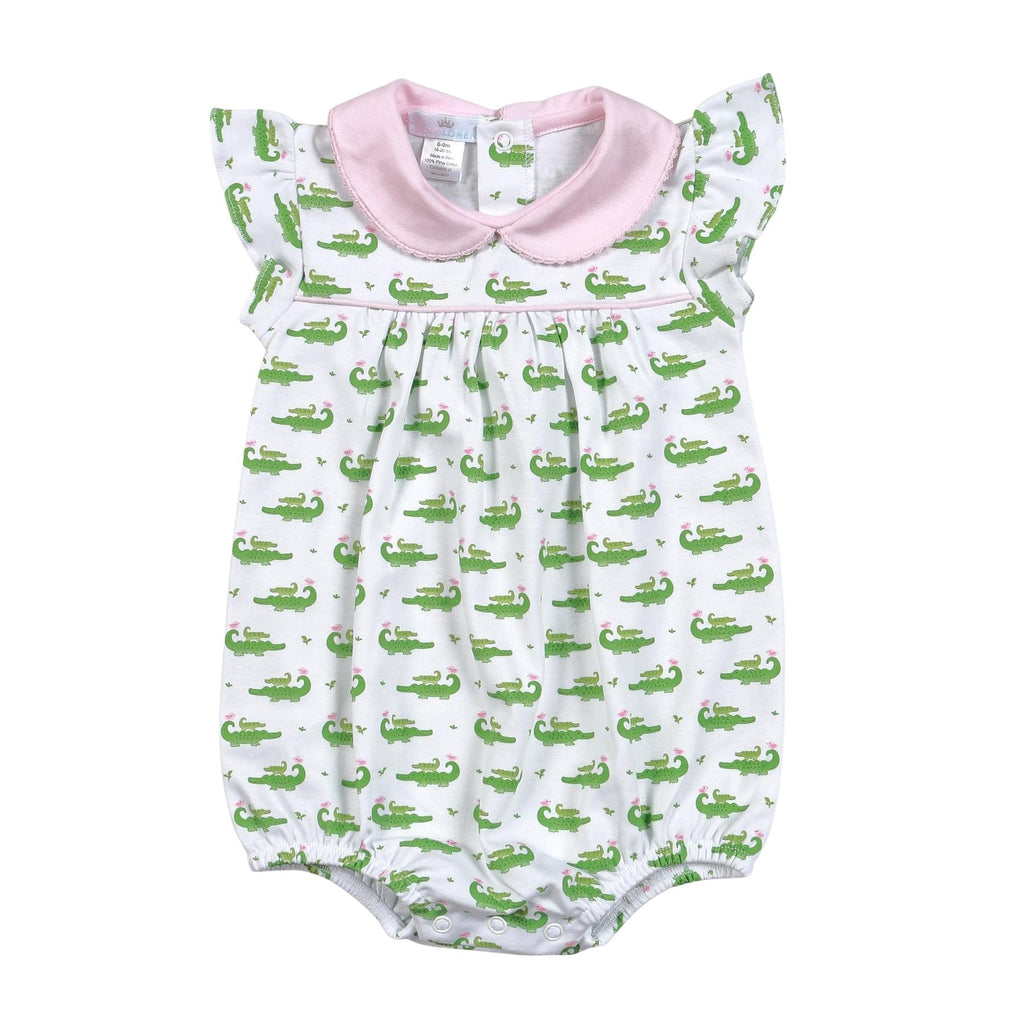ALG-330 PINK ALLIGATORS BUBBLE – Baby Loren